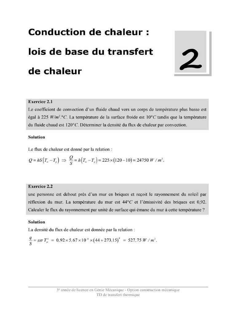 Fiche Td2 Correction 11 | PDF