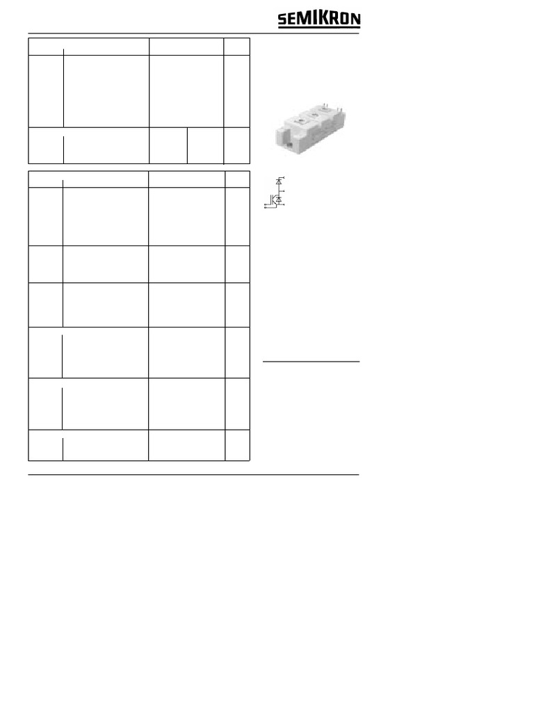 SKM195GAL123D-SemikronInternational | PDF | Electrostatic Discharge | Semiconductor Devices