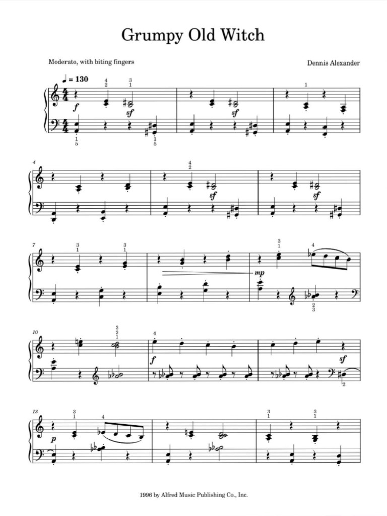 Grumpy Old Witch - Dennis Alexander | PDF