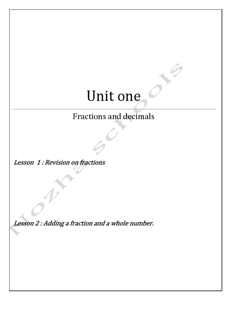4prim Math Term2 | PDF | Fraction (Mathematics) | Rectangle