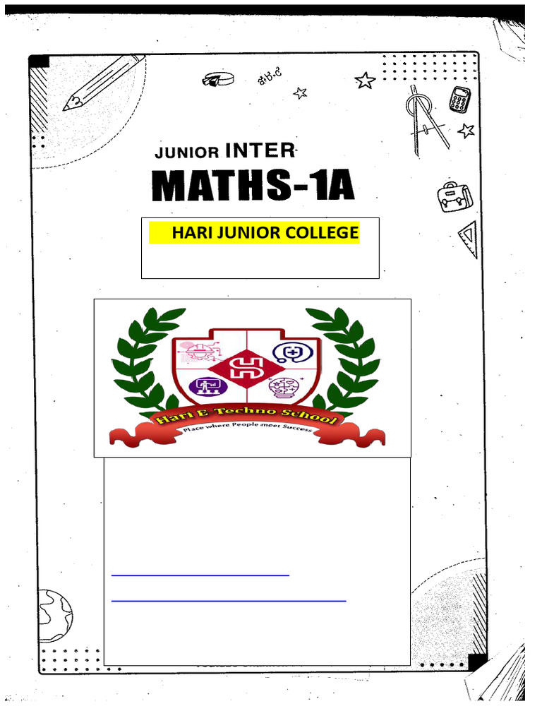 JR Maths-1a | PDF
