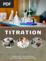 Auto titrator | PDF | Titration | Chemistry