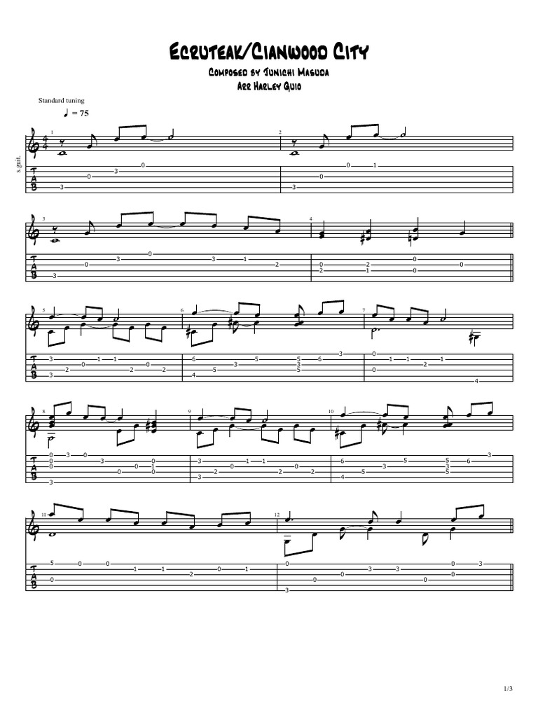 Ecruteak Cianwood City TAB | PDF