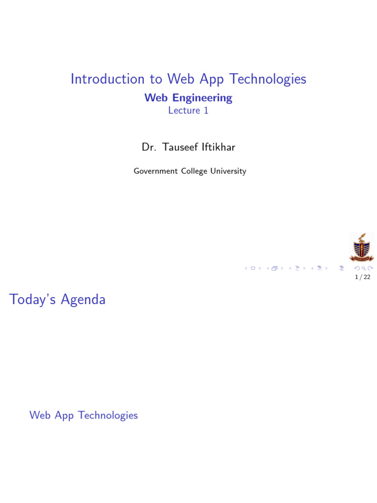 1 - Introduction To Web Applications | PDF | Cloud Computing | World ...