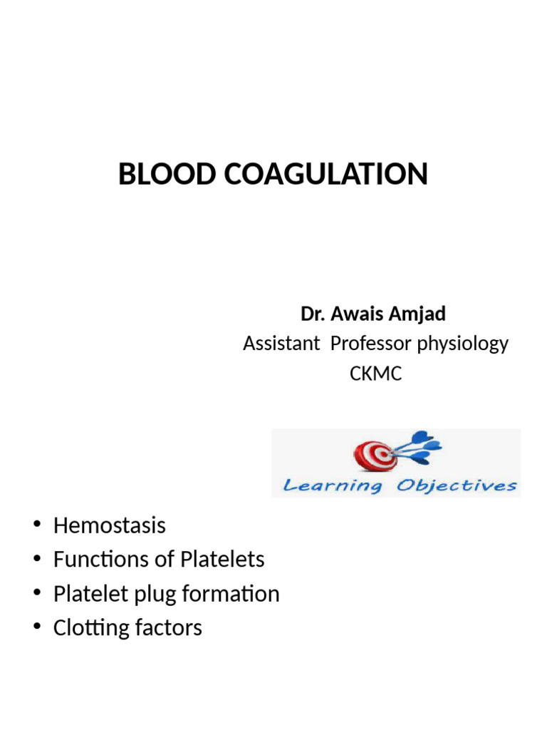 Blood Coagulation Chap 5 | PDF | Coagulation | Bleeding