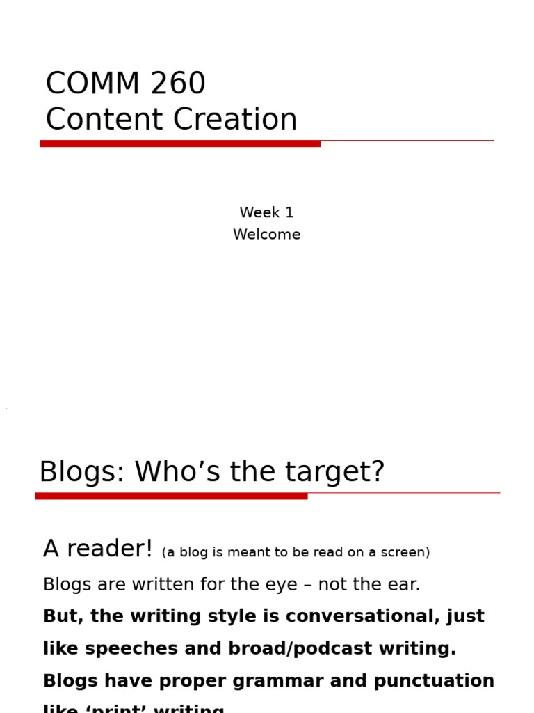 Blog Writing Essentials for Digital Natives | PDF | Punctuation | Human Communication