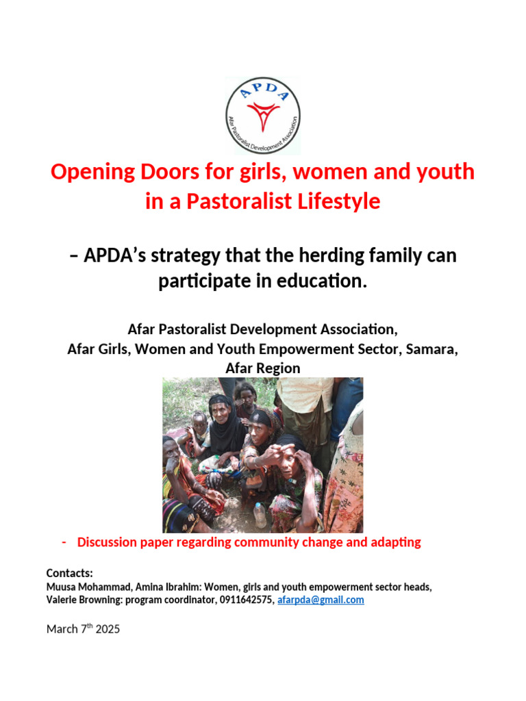 Empowering Afar Women and Youth Through Education | PDF | Literacy ...