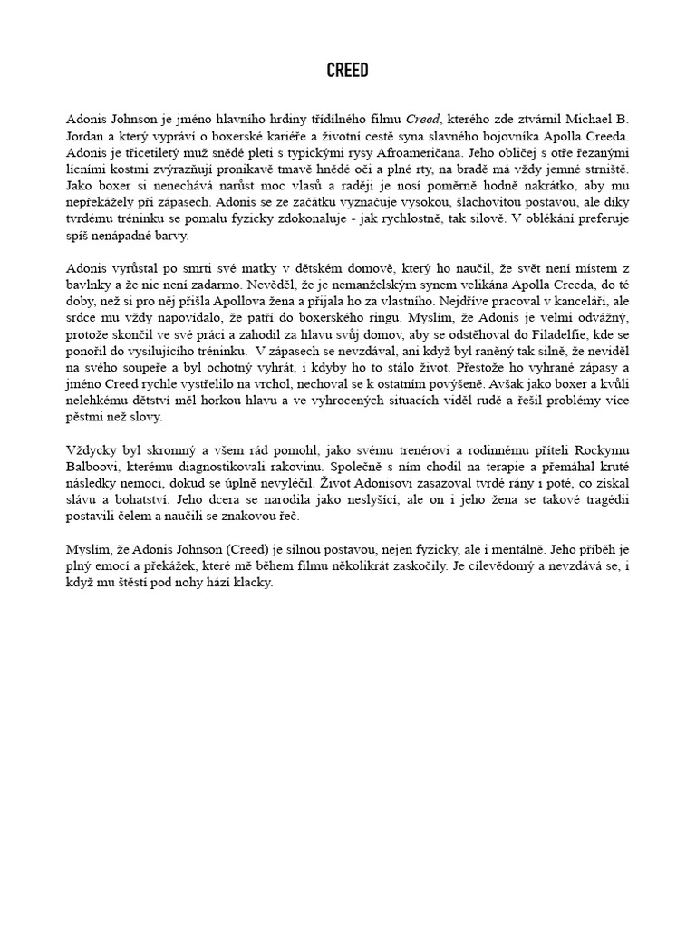 Creed | PDF