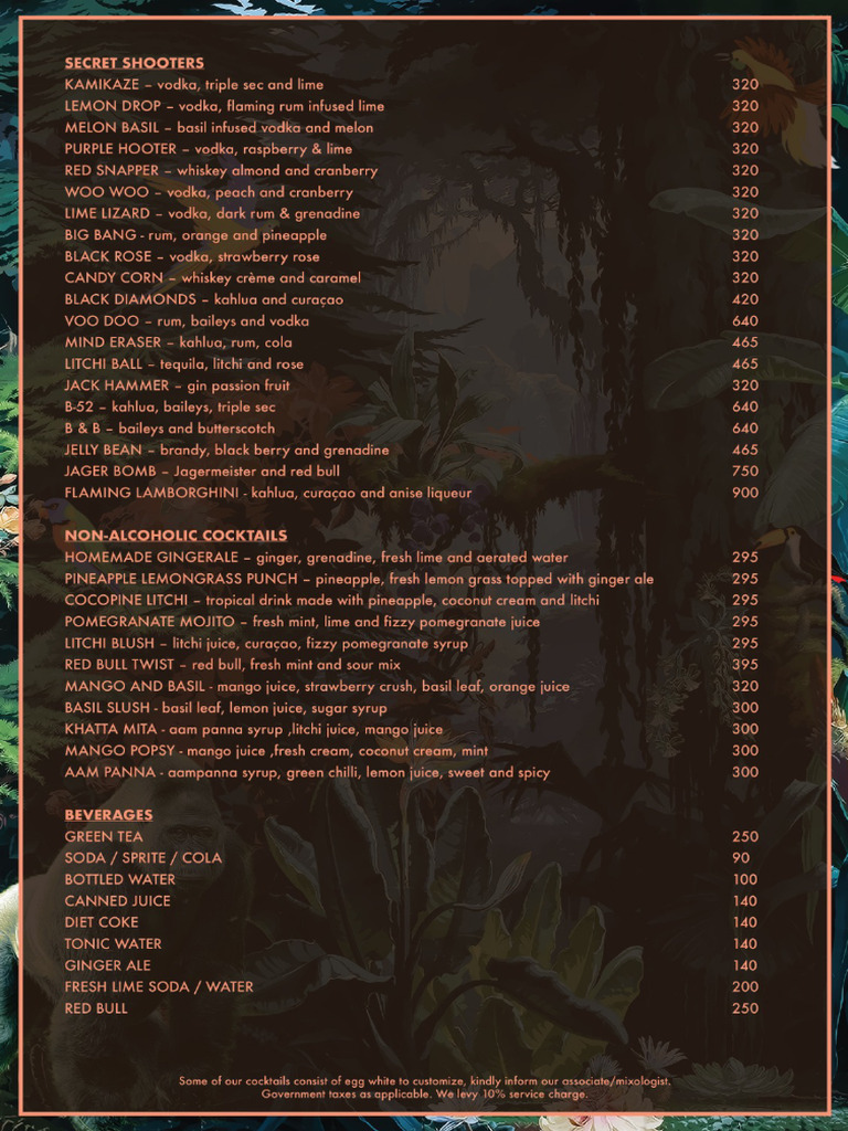 WEKEND LIQ MENU 12 | PDF