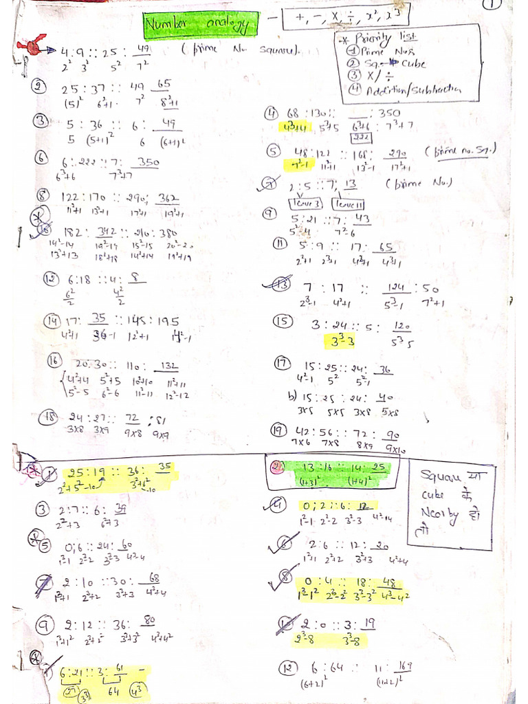Reasoning Notes by AIR 05 | PDF