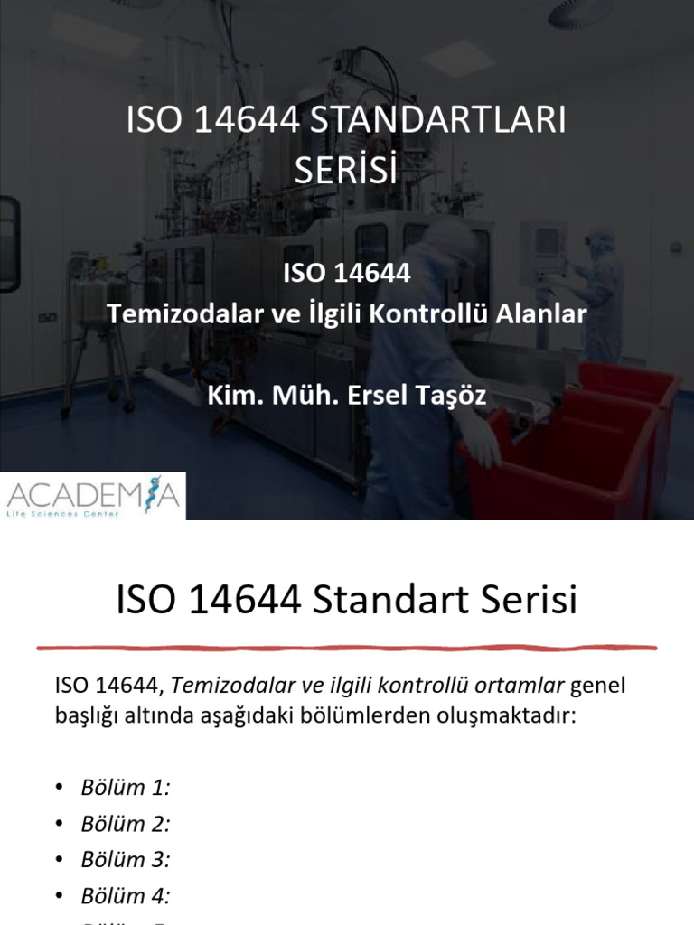 ISO 14644 Series 2 | PDF