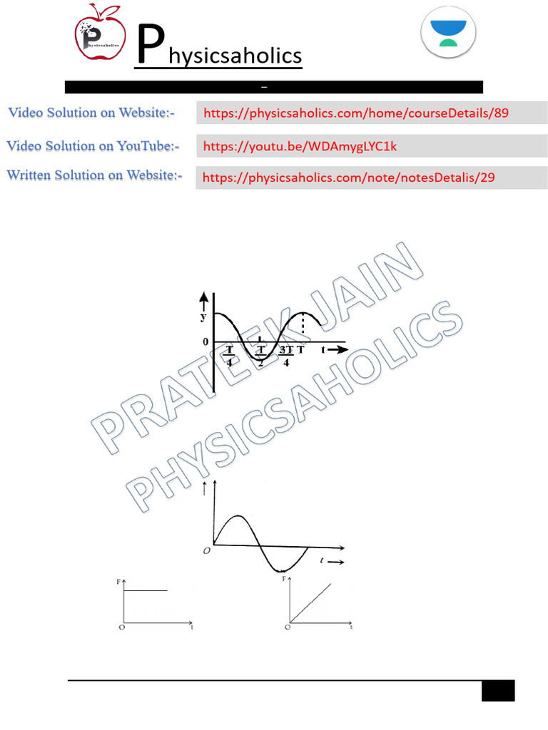uploads1641821206DPP-2 SHM- Phasor & Energy in SHM | PDF | Mechanical Engineering | Physics
