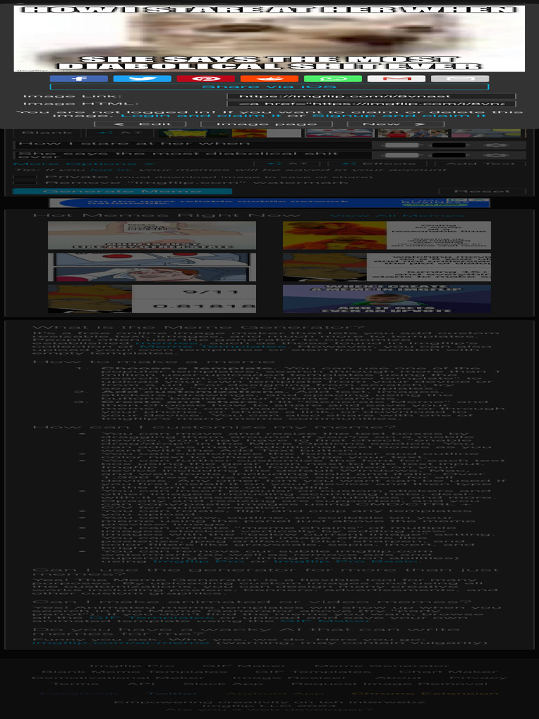 Meme Generator - Imgflip 2 | PDF | Typefaces | Software