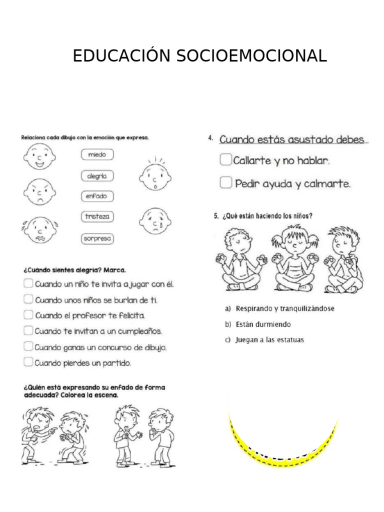 EDUCACIÓN SOCIOEMOCIONAL | PDF