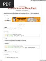 Windows 11 Commands Cheat Sheet | PDF