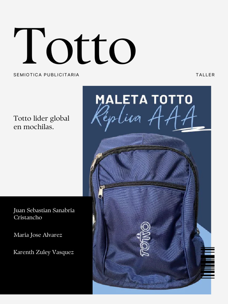 Totto: Mochilas y Publicidad Efectiva | PDF | Marca | Marketing