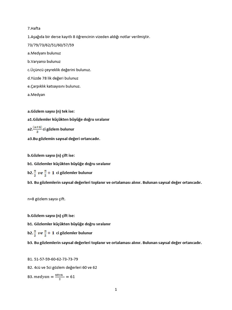 Hafta7 Sorular | PDF