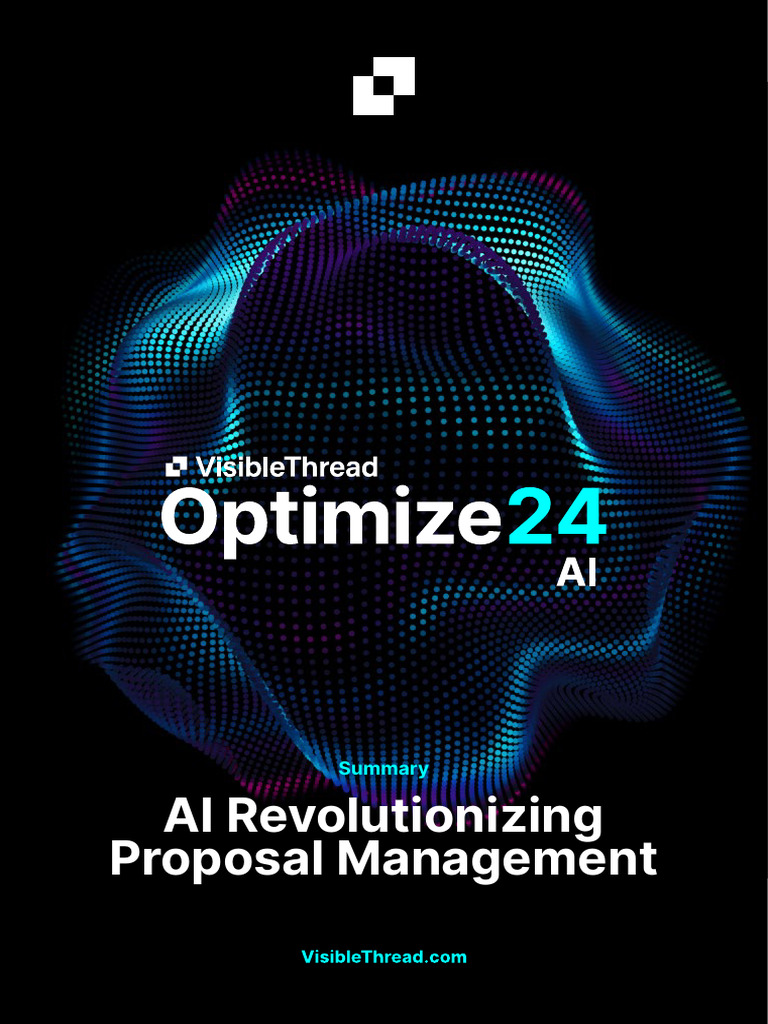 VisibleThread - Optimise24-AI Summary | PDF | Artificial Intelligence | Intelligence (AI ...