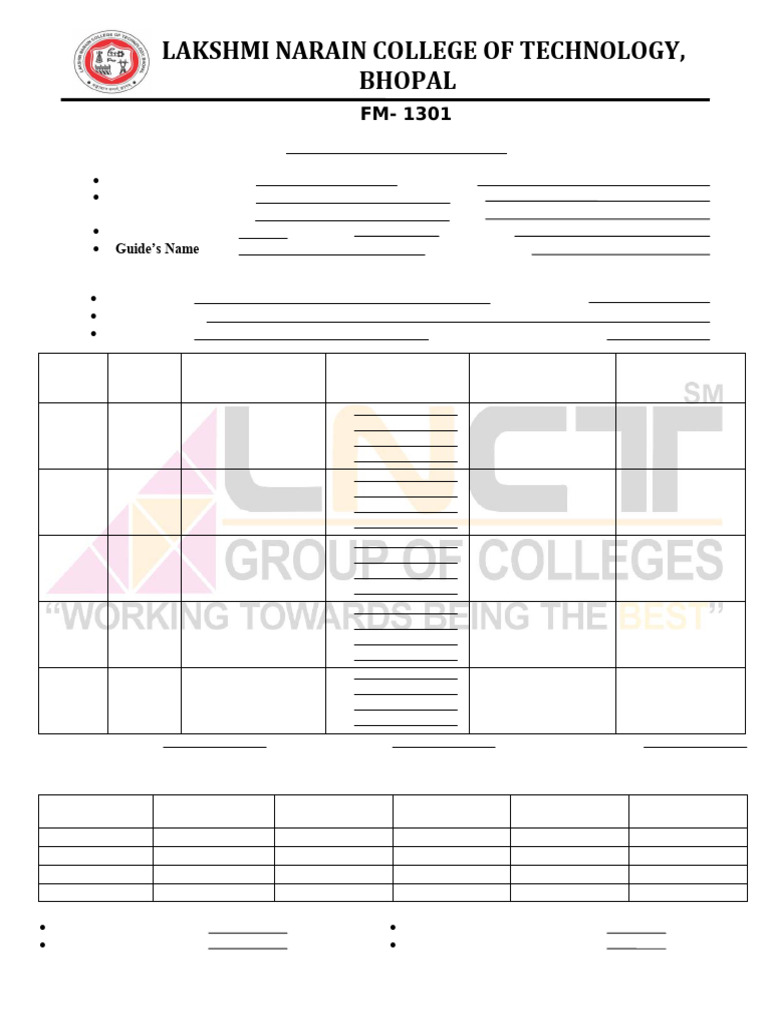 Project Evaluation Format | PDF