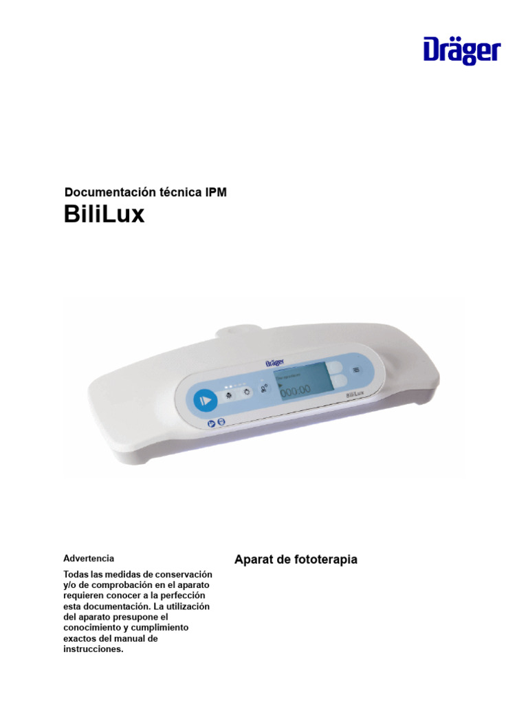 Documentación técnica BiliLux Dräger | PDF | Diodo emisor de luz ...