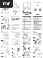 Adventurer 5M Installation Guide | PDF | Screw | Extrusion