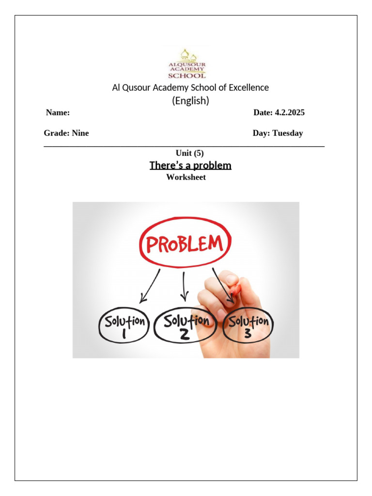 Unit 5 Grade 9 (Autosaved)[1] | PDF | Verb | Question