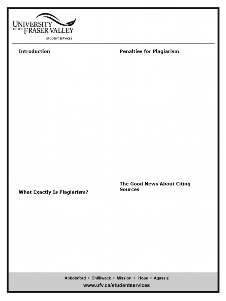 Plagarism and Academic Integrity | PDF | Plagiarism | Citation