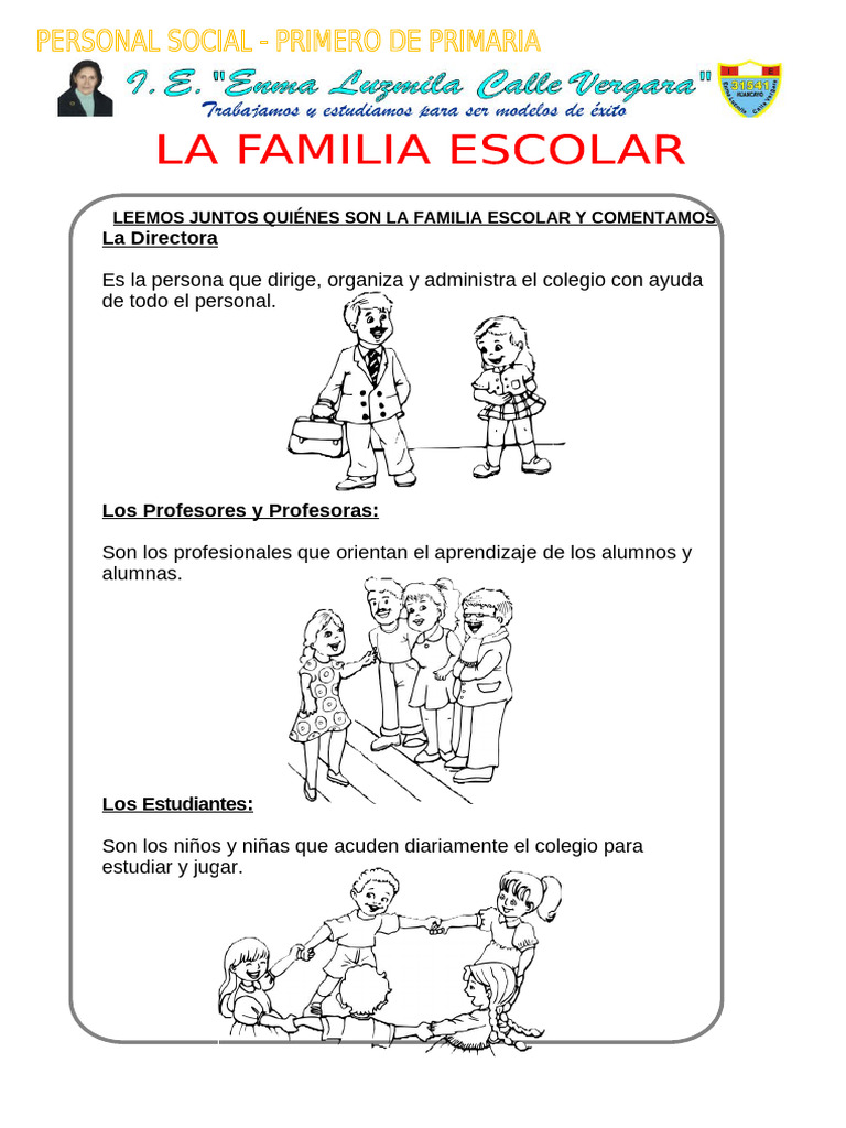 LA FAMILIA ESCOLAR - ANEXO 1 | PDF