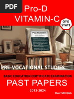 2025 Bece Science Sample Questions | PDF | Chemical Bond | Ionic Bonding