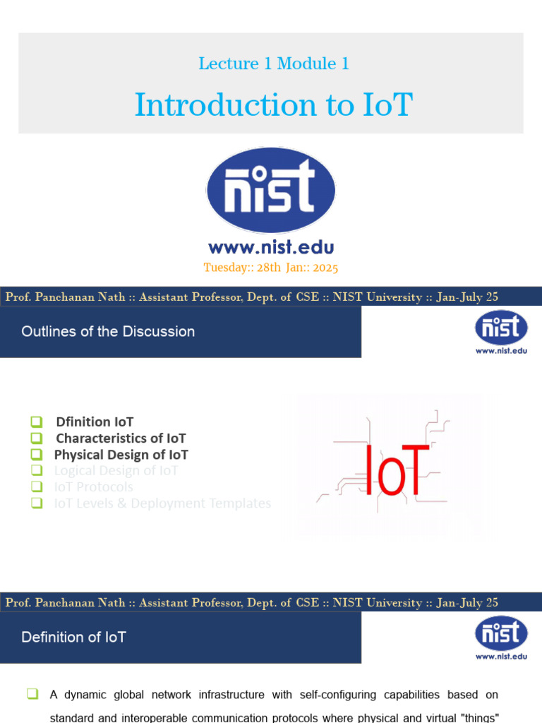 IOT Module-1 Panchanan Sir | PDF | Transmission Control Protocol ...