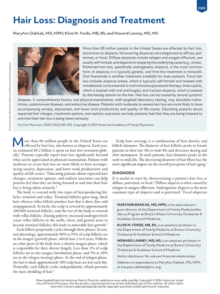 Pubsafpissues20240900hair Loss - PDF 3 | PDF | Hair Loss | Diseases And ...