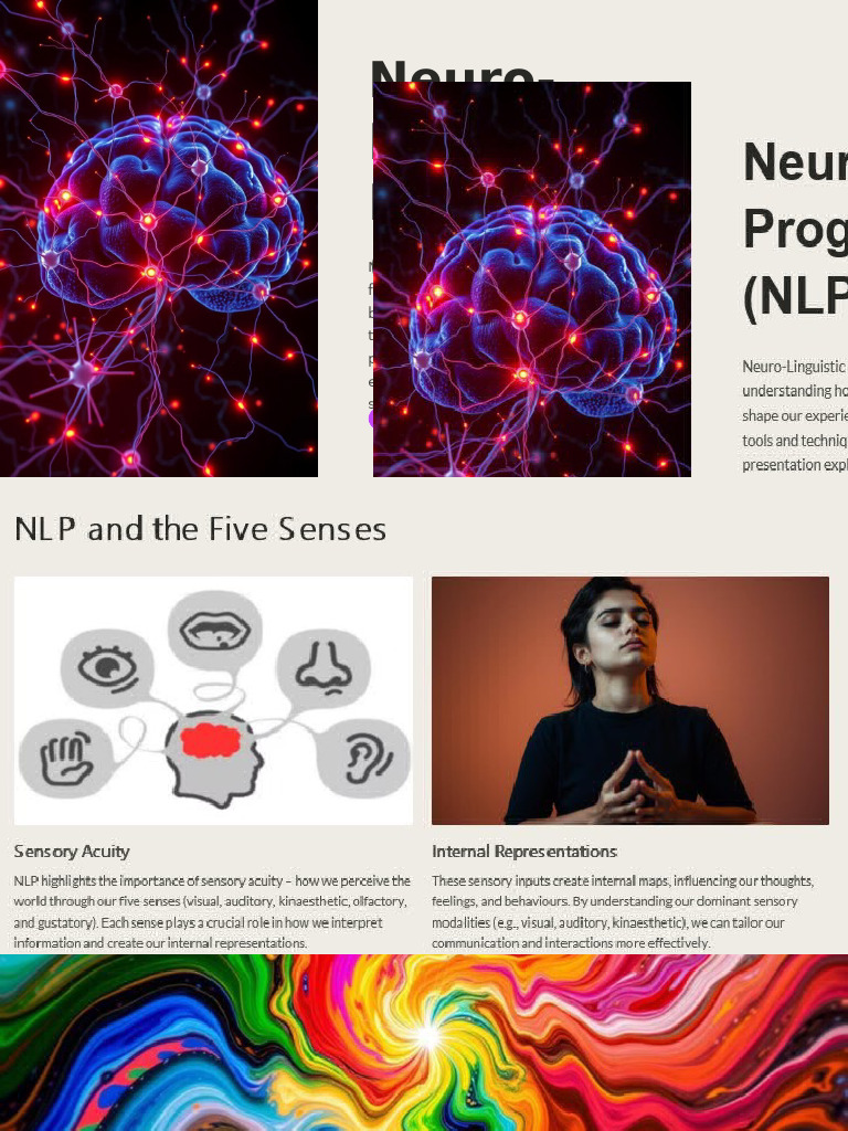 Neuro Linguistic Programming NLP | PDF | Perception | Senses