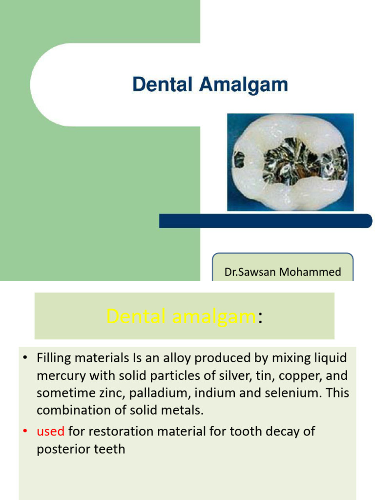 Dental Amalgam | PDF