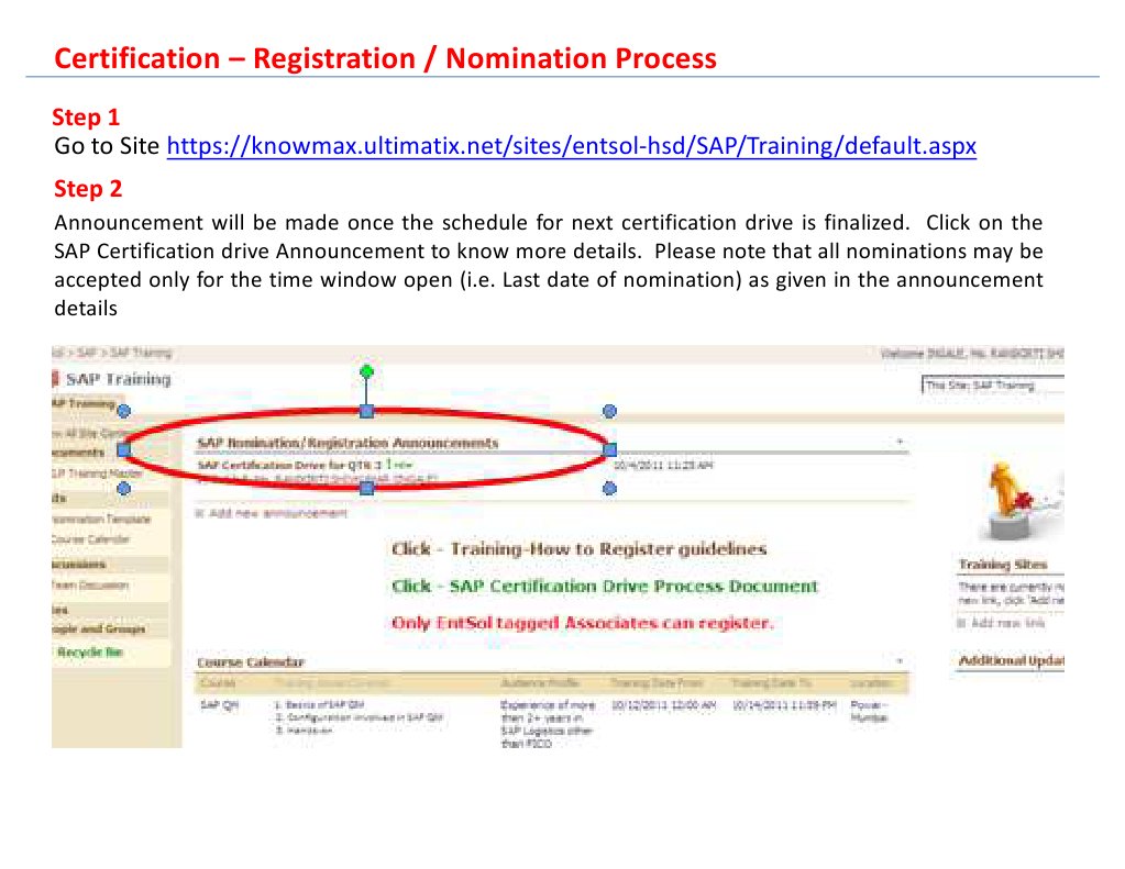 SAP Certification Nomination Process-V3 | PDF | Career & Growth