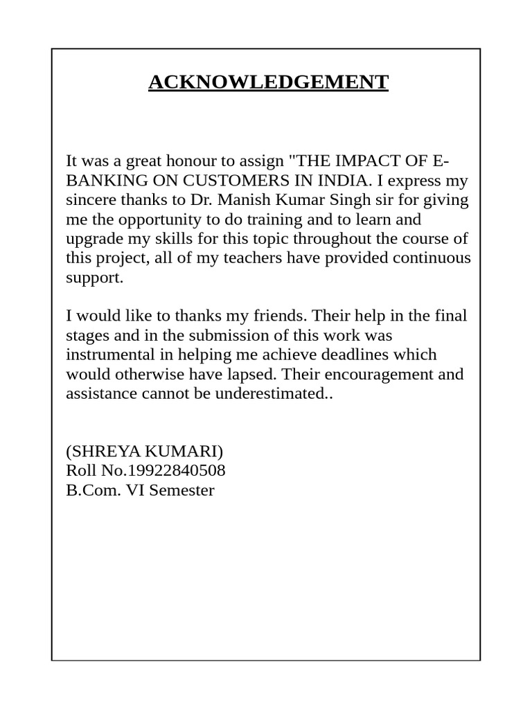 Ack No Lodgement | PDF