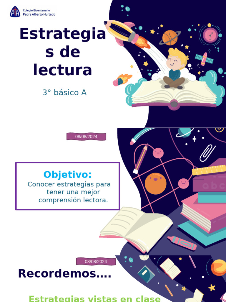 Estrategias de Comprensión Lectora 3° Básico | PDF