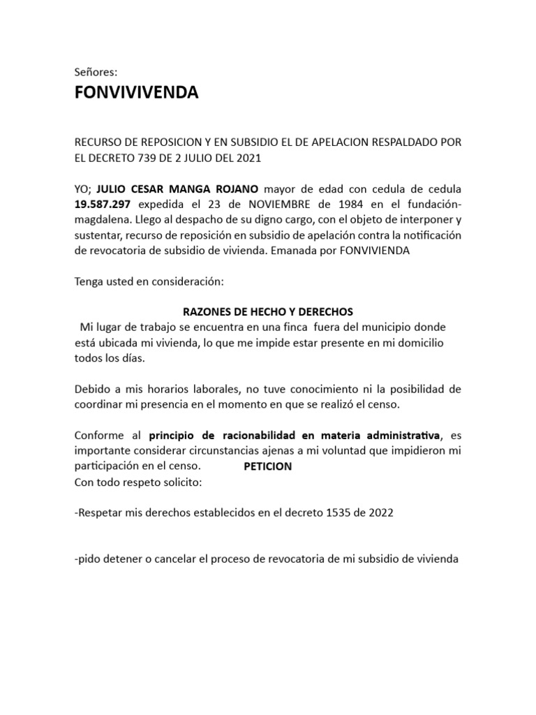 Julio Cesar Manga Rojano | PDF