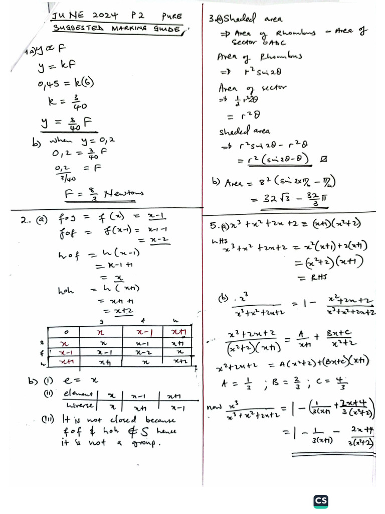 Suggested Solutions J2024P2 | PDF