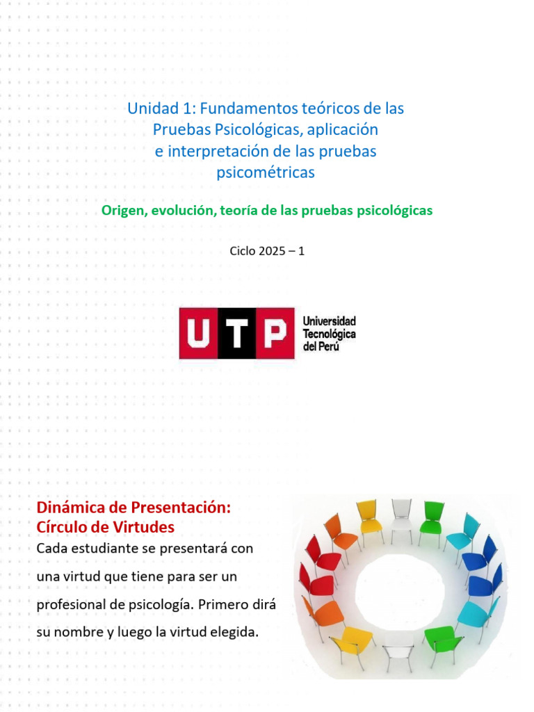 S01 - s1 - Origen, Evolución, Teoría y Campos de Aplicación de Las Pruebas Psicol (Ogicas | PDF ...