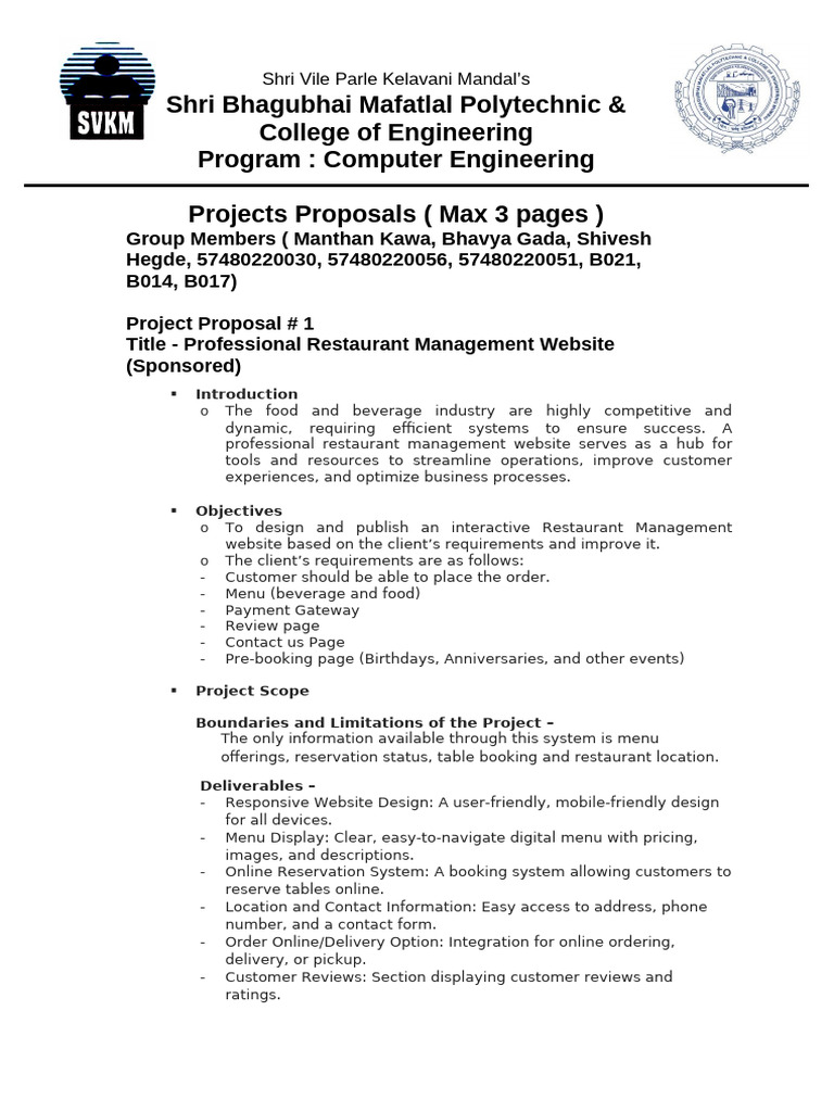 Project - Proposal Final | PDF | Mobile App | Android (Operating System)
