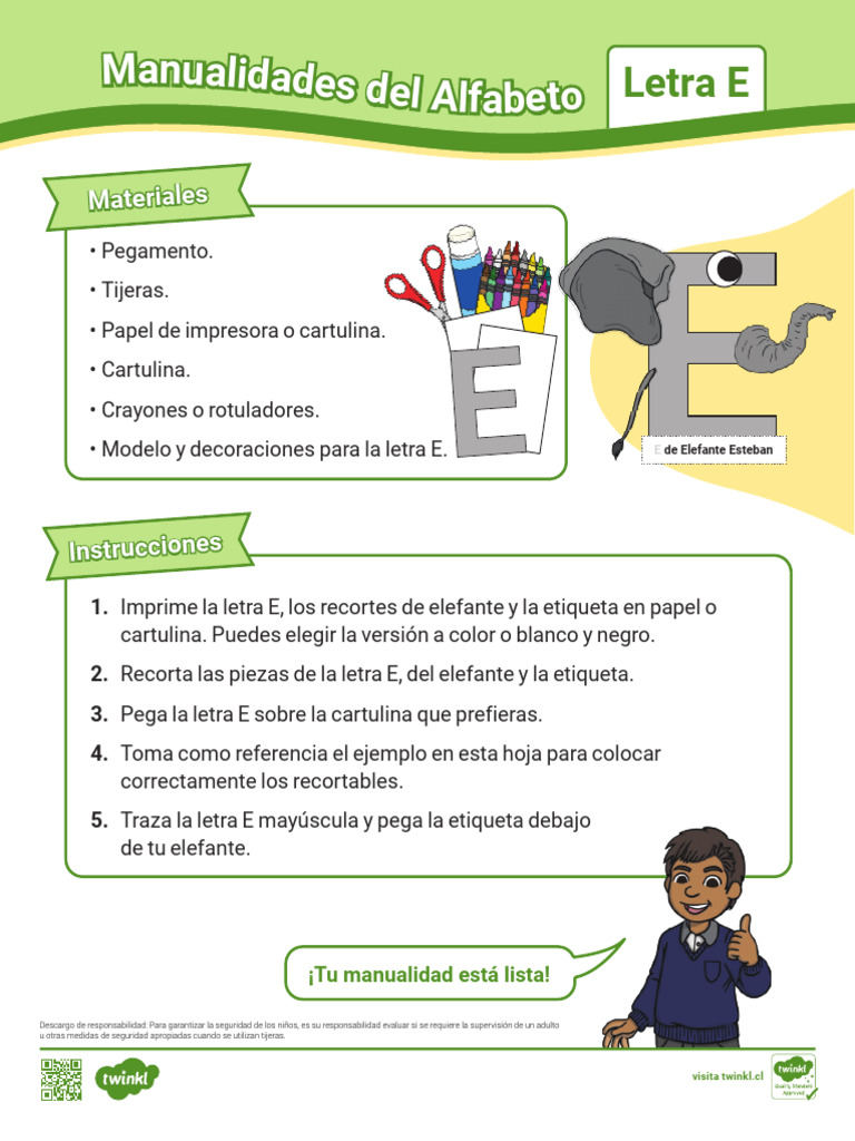CL L 1742298479 Manualidad Letra e Mayuscula - Ver - 2 | PDF