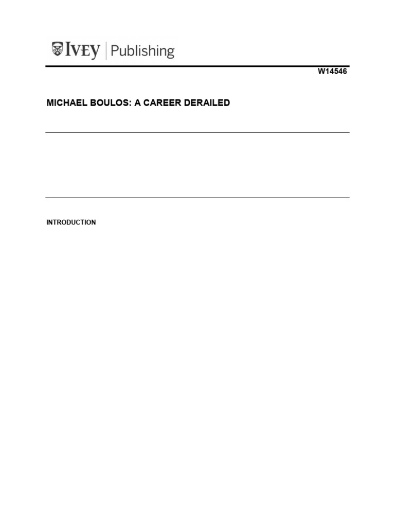 Michael Boulos Story HVD | PDF