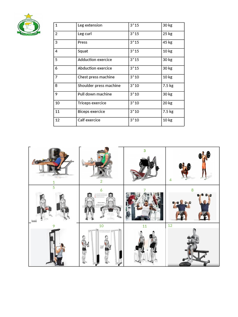 Gym 1 | PDF