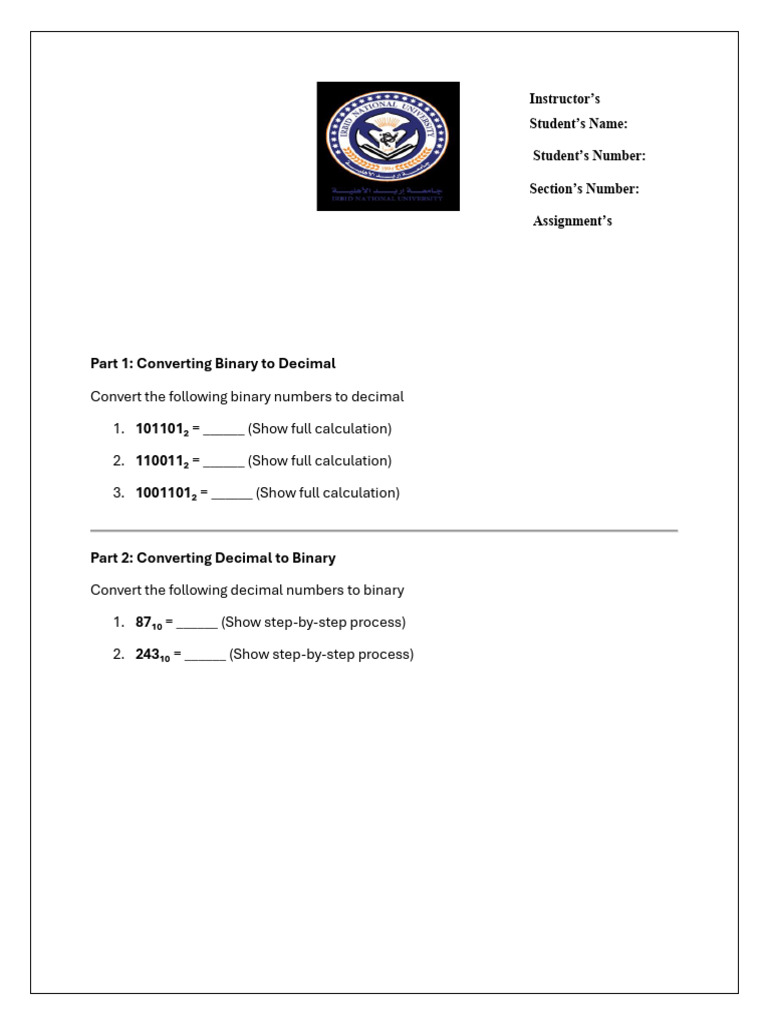 First Assignment - 1 | PDF