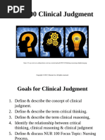 Guide For Reflection Using Tanner's Clinical Judgment Model | PDF ...