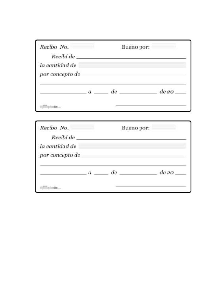 Recibos Provicionales | PDF