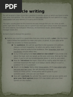 Writing - Exercise 6 (Writing An Article) - IGCSE AID | PDF | Argument ...