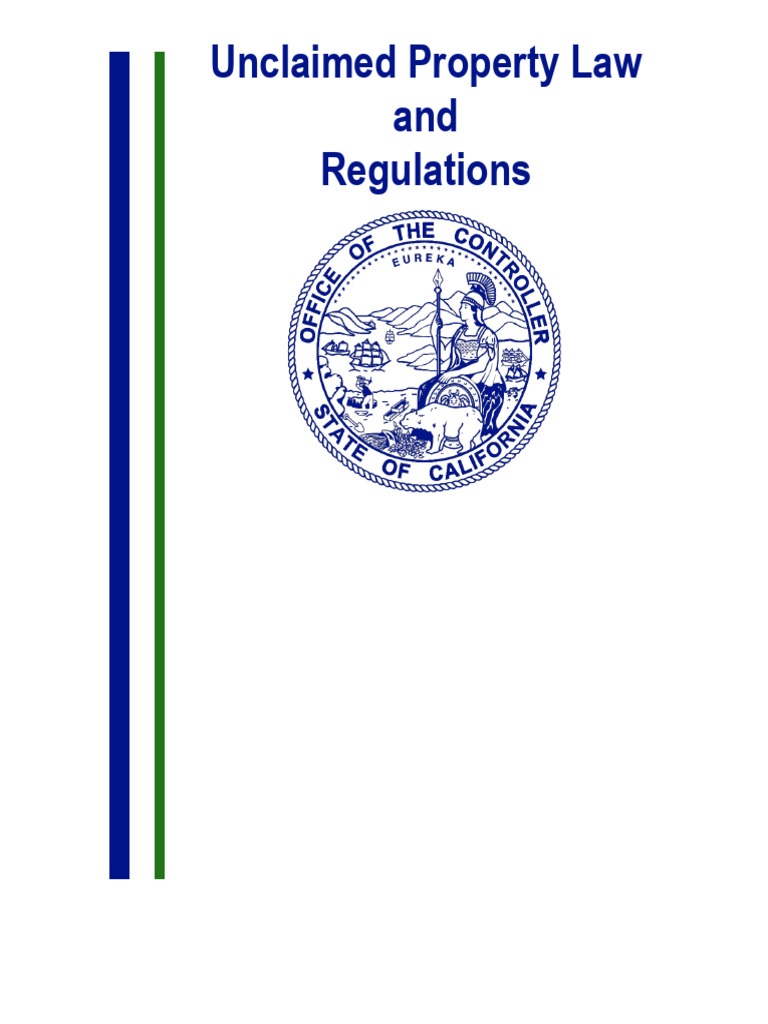 UNCLAIMED PROPERTY LAWS_ State Controllers Office | PDF | Interest ...