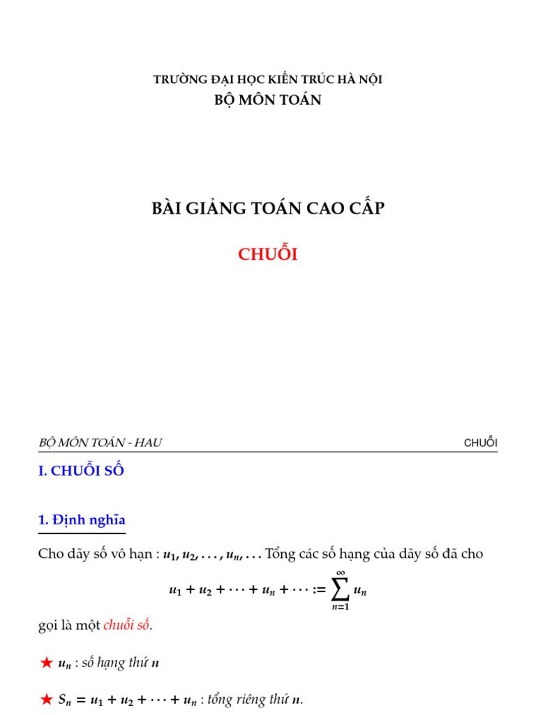 Chuoi ĐC | PDF