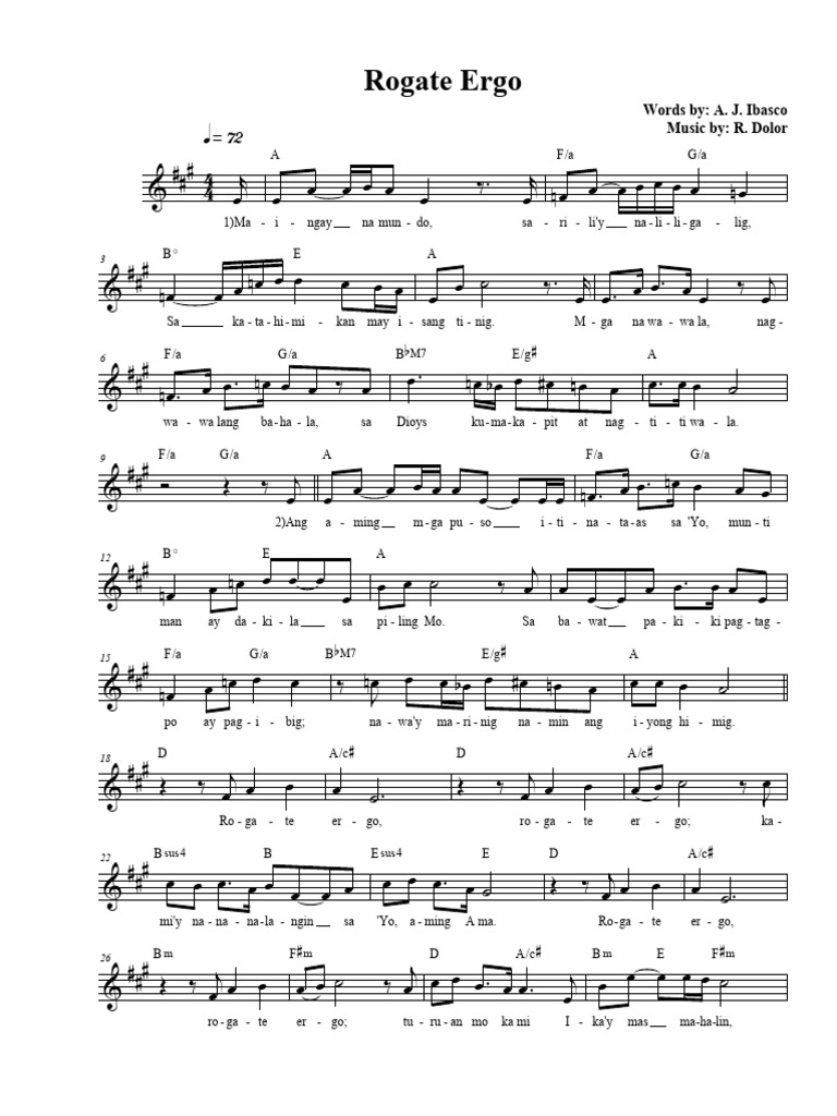 Rogate Ergo | PDF